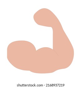 Power Full Arm Vector On White Stock Vector (Royalty Free) 2168937219 ...