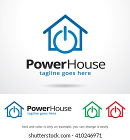 Power House Logo Template Design Vector Stock Vector (Royalty Free ...