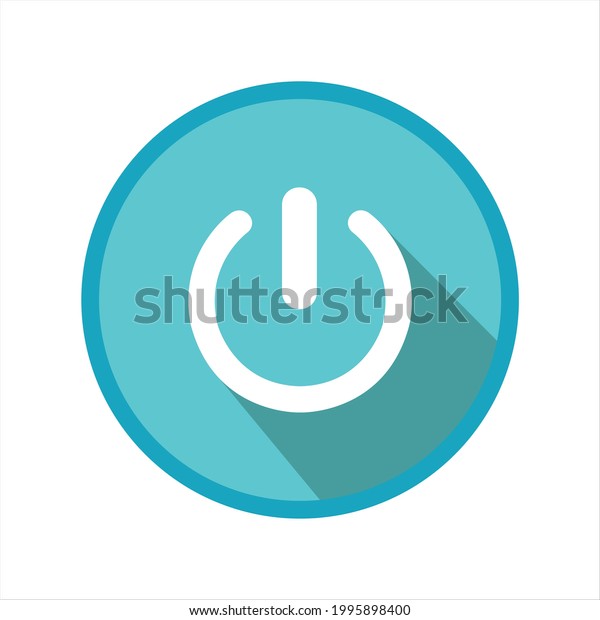 Power Icon Turn On Off Button Stock Vector (Royalty Free) 1995898400 ...