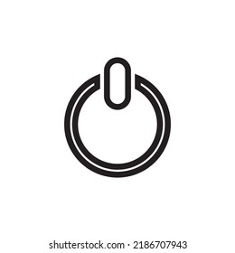 Power Icon Vector Illustration Logo Design Stock Vector (Royalty Free ...