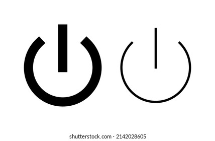 Power Icon Vector Power Switch Sign Stock Vector (Royalty Free ...