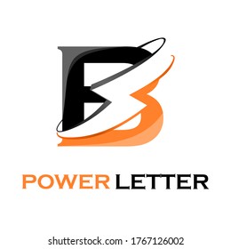 Power Letter Logo Design Template Illustration Stock Vector (Royalty ...
