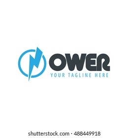 Power Logo Icon Design Template Elements Stock Vector (Royalty Free ...