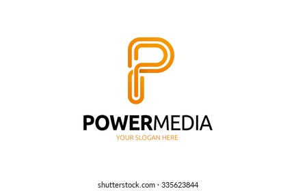 Power Media Logo Stock Vector (Royalty Free) 496793662 | Shutterstock