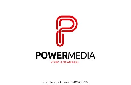Power Media Logo Stock Vector (Royalty Free) 496793662 | Shutterstock
