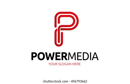 Power Media Logo Stock Vector (Royalty Free) 496793662 | Shutterstock