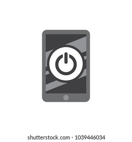 Power Mobile Logo Icon Design Stock Vector (Royalty Free) 1039446034 ...