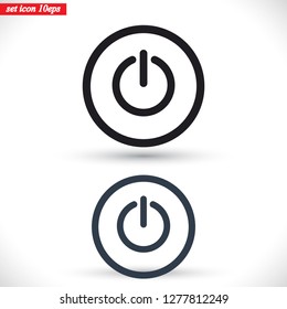 On Off Power Icon Energy Switch Stock Vector (Royalty Free) 535696462