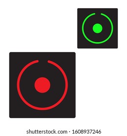 Power On Off Logo Icon Templatepower Stock Vector (Royalty Free ...