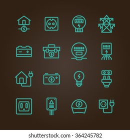 Energy Pictogram Stock Vector (Royalty Free) 364245764