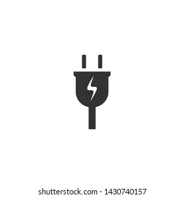 Power Plug Icon Connection Electricity Vector Stock Vector (Royalty ...