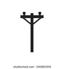 Power Pole Logo Vector Icon Illustration Stock Vector (Royalty Free ...