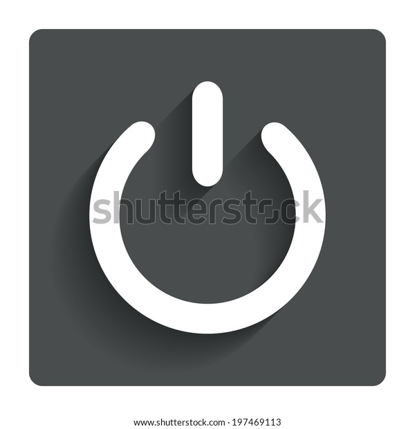 Power Sign Icon Switch On Symbol Stock Vector (Royalty Free) 197469113 ...
