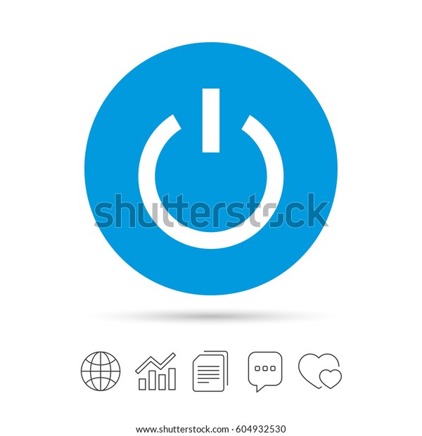 Power Sign Icon Switch On Symbol Stock Vector (Royalty Free) 604932530 ...