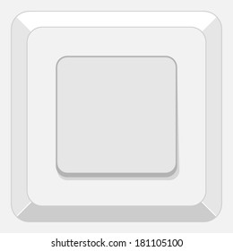 Power Switch On Grey Background Stock Vector (Royalty Free) 181105100 ...