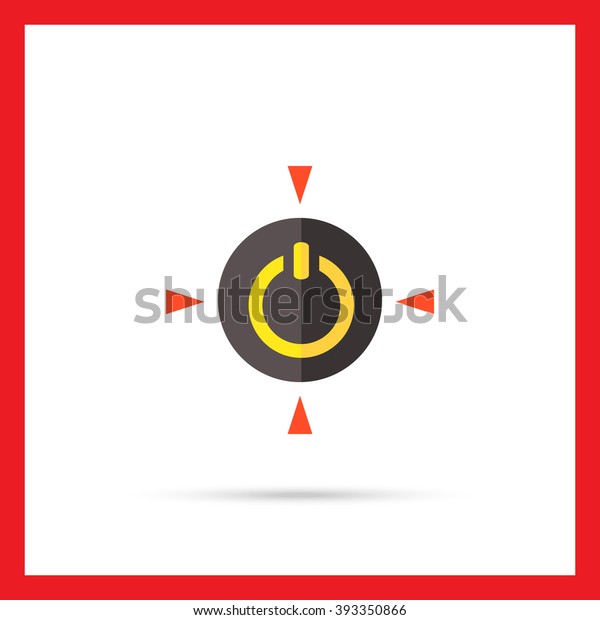 Power Symbol Icon Stock Vector (Royalty Free) 393350866 | Shutterstock