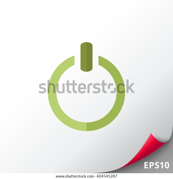 Power Symbol Icon Stock Vector (Royalty Free) 604545287 | Shutterstock