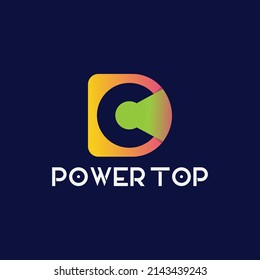Power Top Logo Design Template Stock Vector (Royalty Free) 2143439243 ...