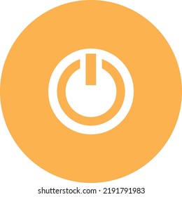 Powerswitch Button Flat Iconsredyellowgreenblue Start Pictograms Stock Vector (Royalty Free ...