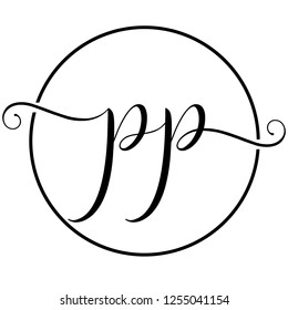 Pp Icon Logo Stock Vector (Royalty Free) 1255041154 | Shutterstock