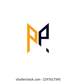 Pp Letter Logo Creative Design Vector Stock Vector (Royalty Free ...