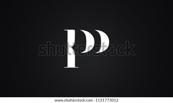 Pp Letter Logo Design Template Vector Stock Vector (Royalty Free ...