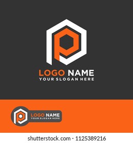 Pp Logo Letter Initial Abstract Polygonal Stock Vector (Royalty Free ...