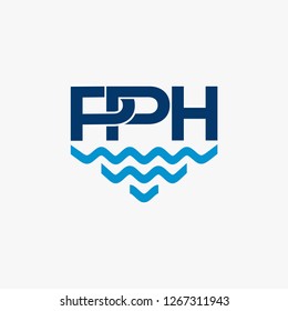 Pph Initial Logo Letter Minimalist Concept Stock Vector (Royalty Free ...