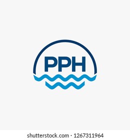Pph Initial Logo Letter Minimalist Concept Stock Vector (Royalty Free ...