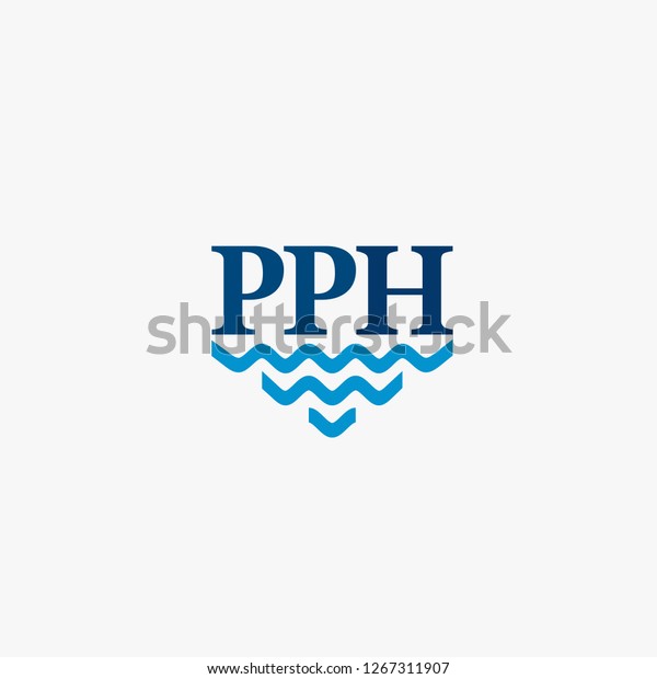 Pph Initial Logo Letter Minimalist Concept Stock Vector (Royalty Free ...