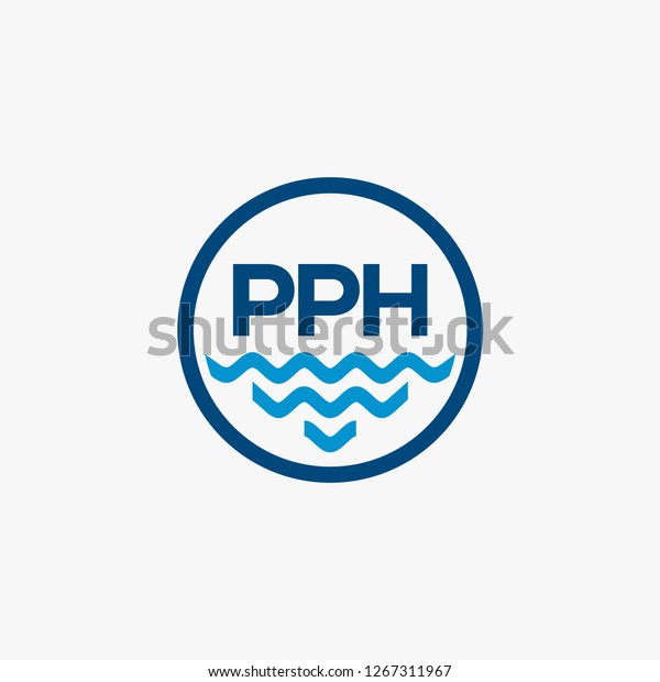 Pph Initial Logo Letter Minimalist Concept Stock Vector (Royalty Free ...