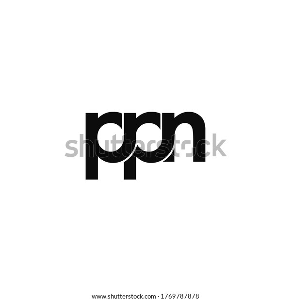 Ppn Letter Original Monogram Logo Design Stock Vector (Royalty Free ...