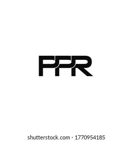 Vektor Stok Ppr Letter Original Monogram Logo Design (Tanpa Royalti ...
