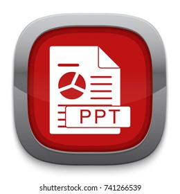Ppt Icon Stock Vector (Royalty Free) 741266539 | Shutterstock