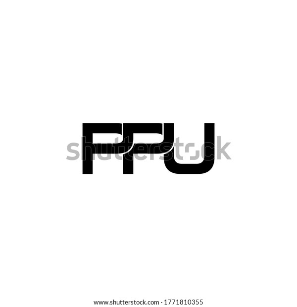 Ppu Letter Original Monogram Logo Design Stock Vector (Royalty Free ...