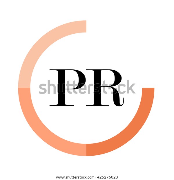 Pr Business Logo Icon Design Template Stock Vector (Royalty Free ...