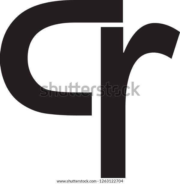 Pr Letter Vector Logo Stock Vector (Royalty Free) 1263122704 | Shutterstock