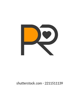 Pr Logo Public Relations Icon Letters Stock Vector (Royalty Free ...