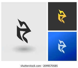 Pr Pc Letter Shape Monogram Logo Stock Vector (Royalty Free) 2098570585 ...