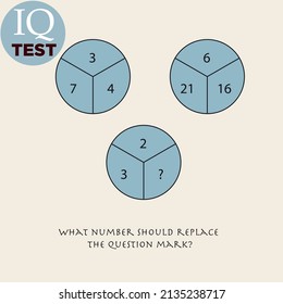 Practice Questions Worksheet Education Iq Test Stock Vector (Royalty ...