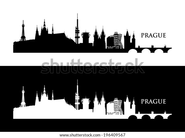 Stock vektor „Prague Skyline Vector Illustration“ (bez autorských ...