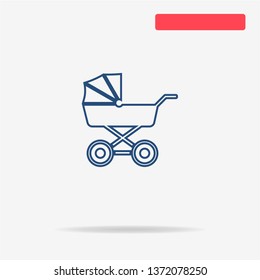 Pram Icon Vector Concept Illustration Design Stock Vector (Royalty Free ...