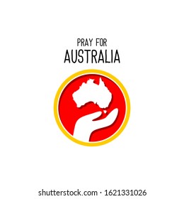 Pray Australia Logo Illustration Stock Vector (Royalty Free) 1621331026 ...