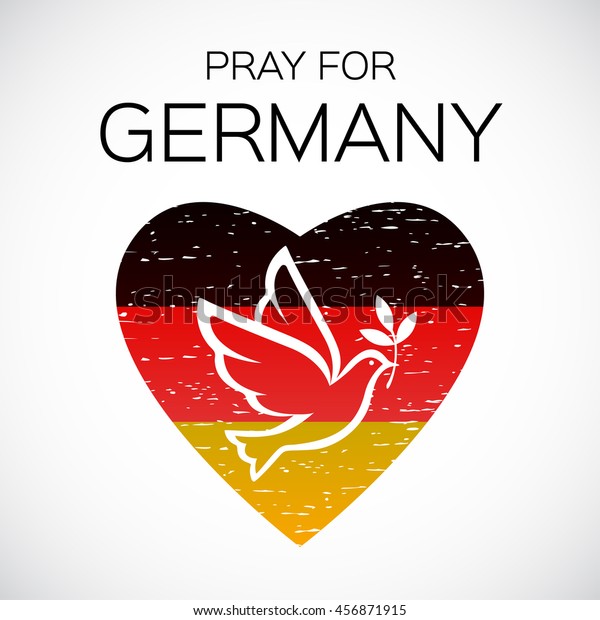 Pray Germany Pray Munich Munchen Pray Stock Vector (Royalty Free ...