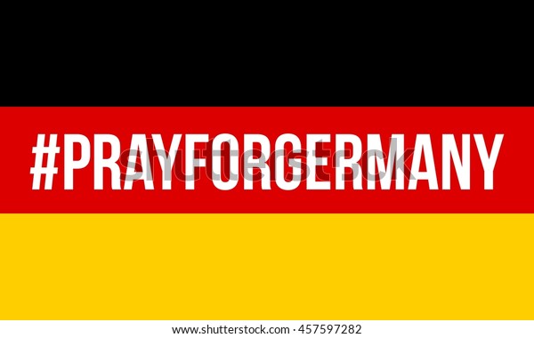 Pray Germany Pray Munich Munchen Pray Stock Vector (Royalty Free ...