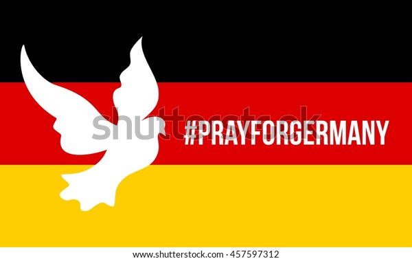 Pray Germany Pray Munich Munchen Pray Stock Vector (Royalty Free ...