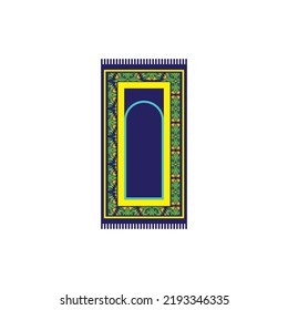 Prayer Mat Icon Vector Illustration Logo Stock Vector (Royalty Free ...