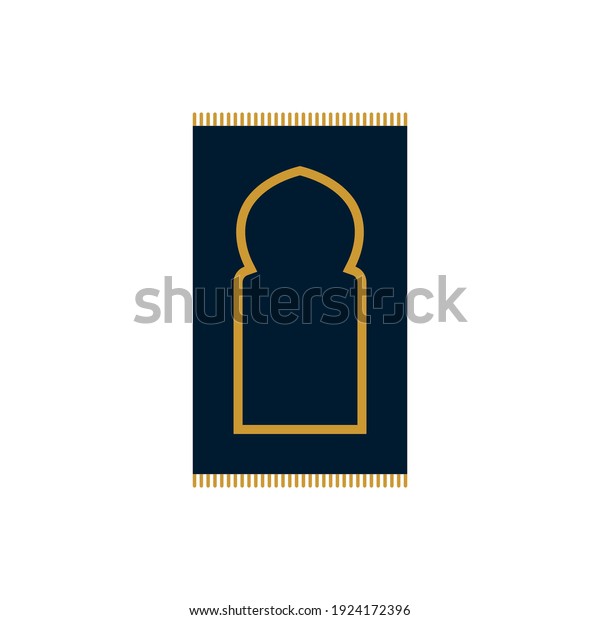 Prayer Mat Sajadah Icon Suitable Religion Stock Vector (Royalty Free ...