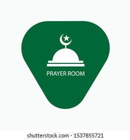 Prayer Room Icon Moslem Praying Area Stock Vector (Royalty Free) 1538789852