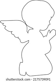 1,179 Female angel outlines Images, Stock Photos & Vectors | Shutterstock